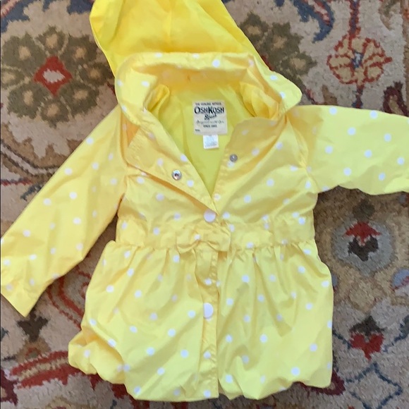 OshKosh B'gosh | Jackets & Coats | 8 Mo Hooded Yellowwhite Oshkosh ...